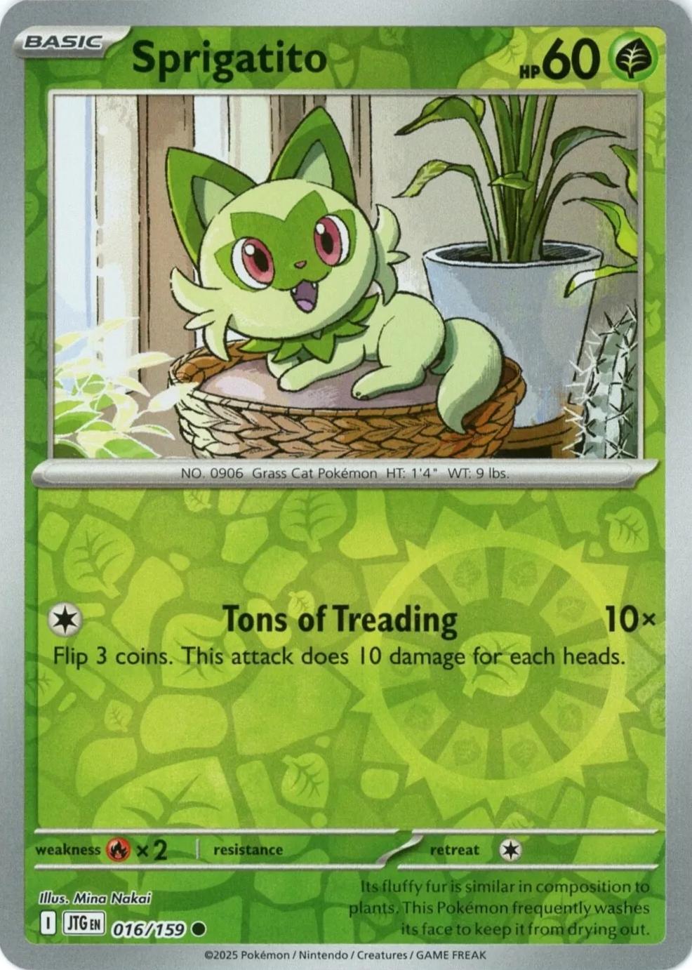 Sprigatito 16 Current Market Value | Journey Together