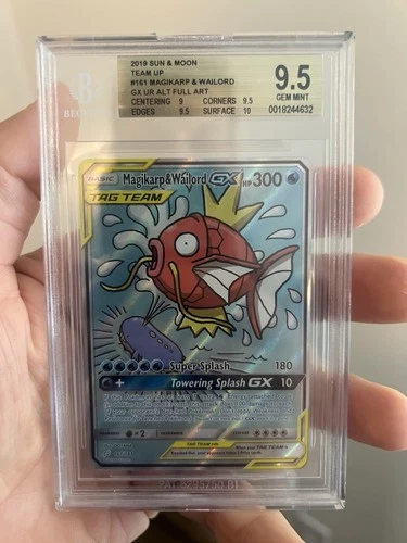 Magikarp & Wailord GX 161 Current Market Value | Team Up